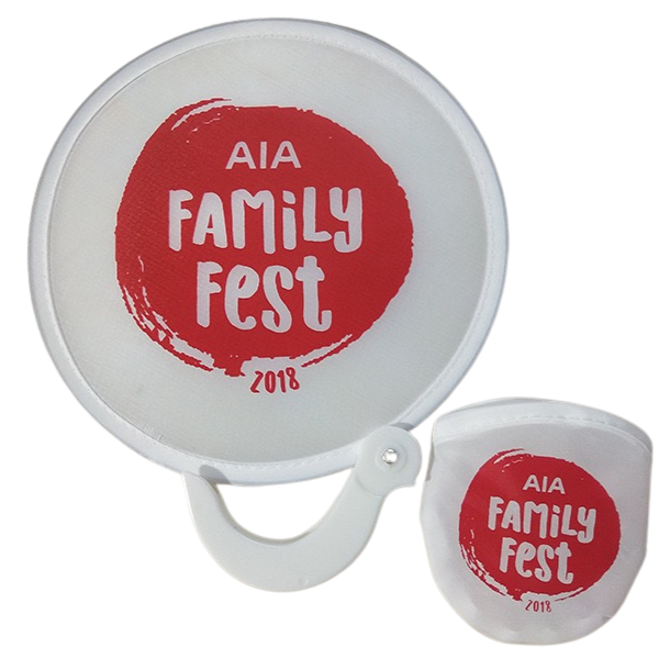 Customised Foldable Handle Fan - Innovaid